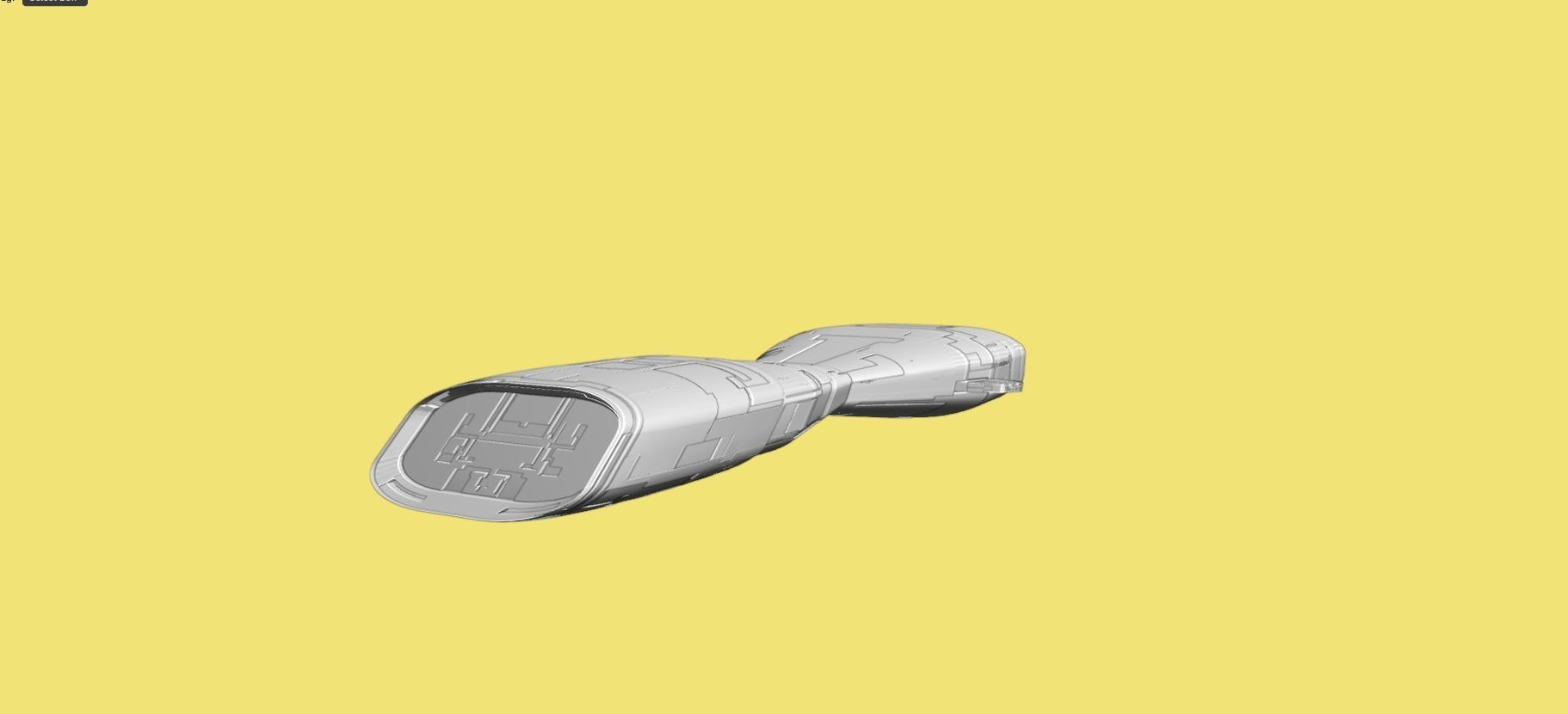 Capital Spaceship 3D model | CGTrader