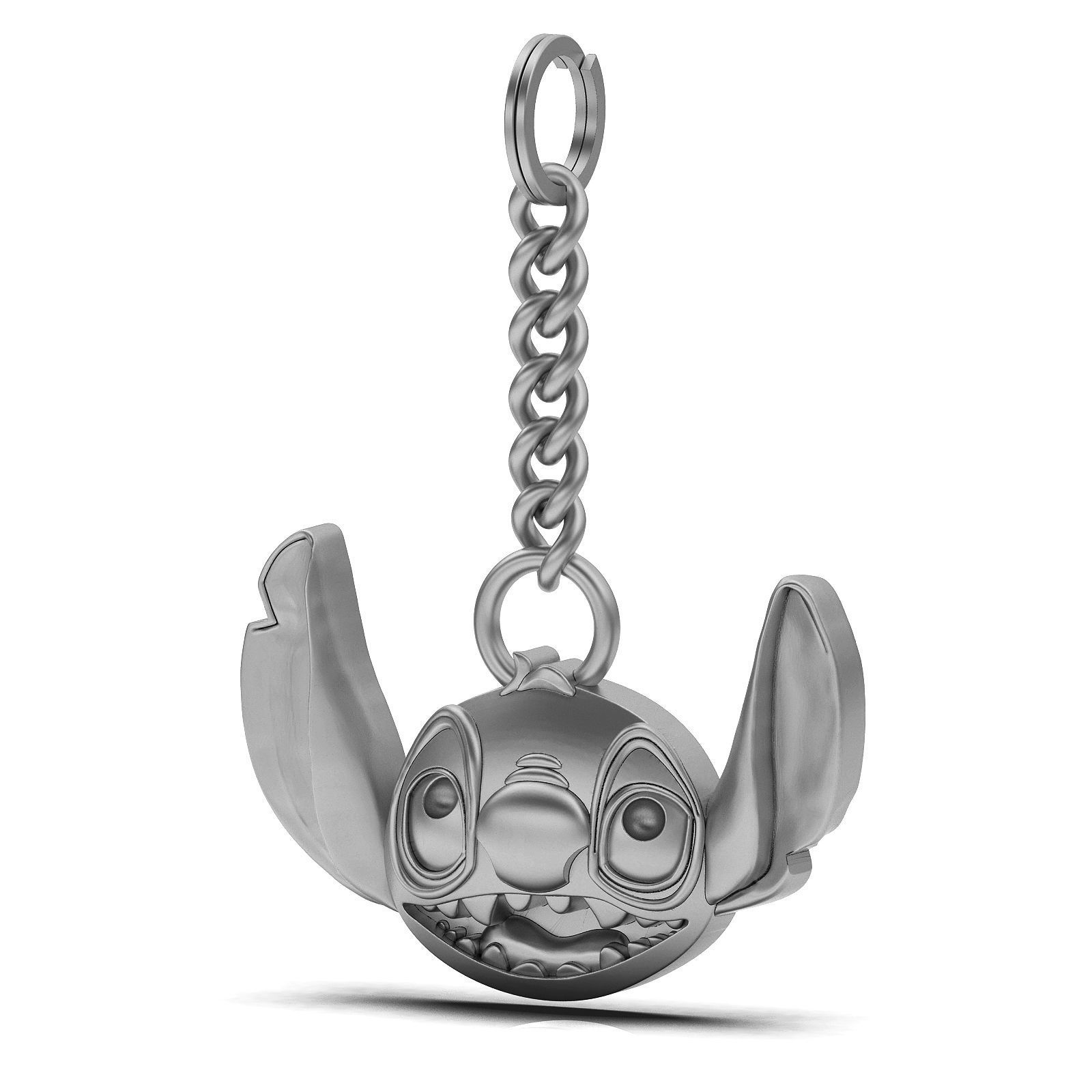 Stitch key holder silver gold printable jewelry 3D model 3D model 3D ...