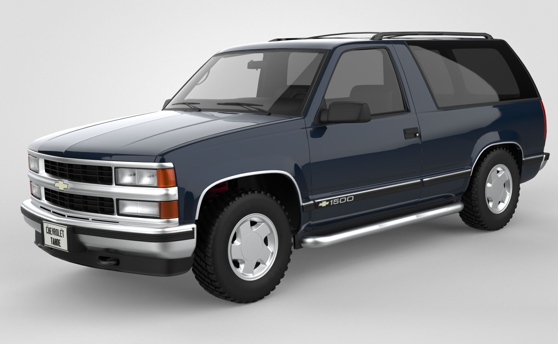 Chevrolet Tahoe 1995 3D model | CGTrader