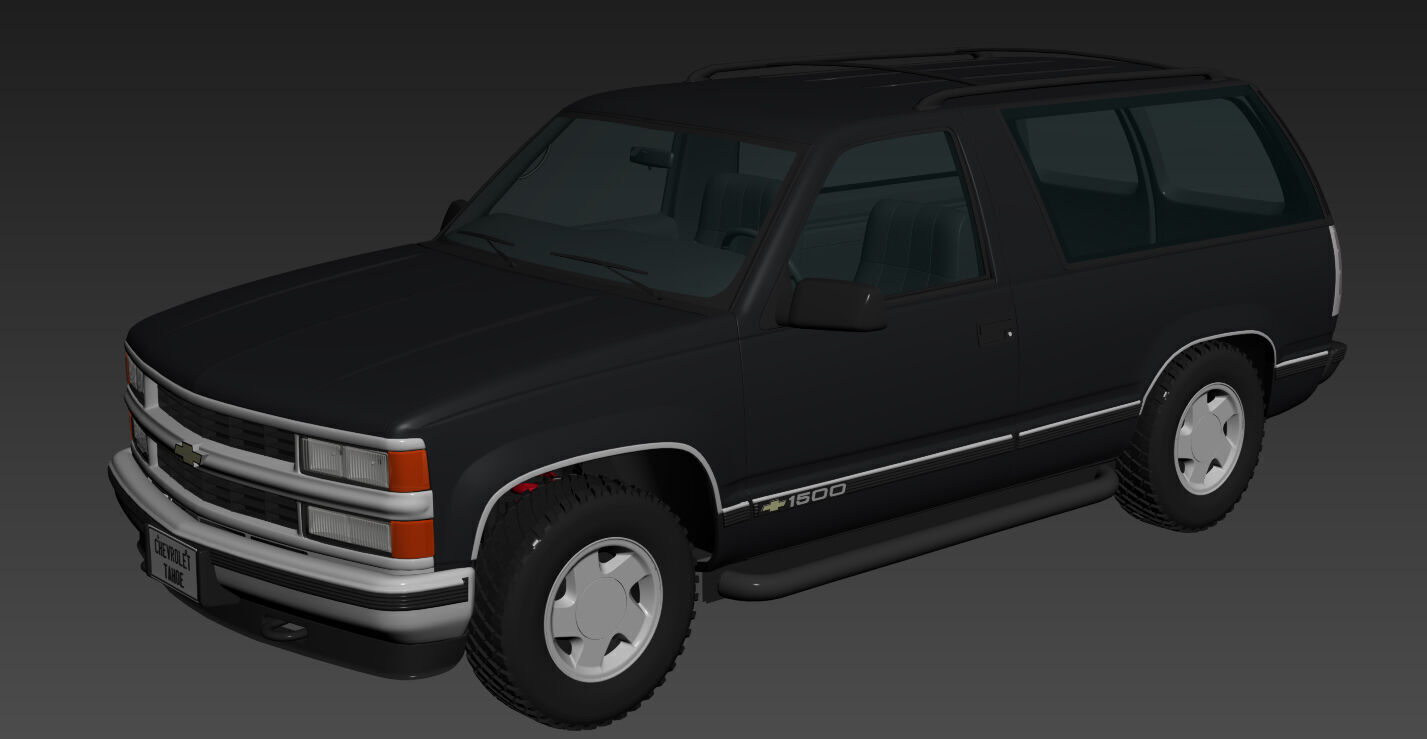 Chevrolet Tahoe 1995 3D model | CGTrader