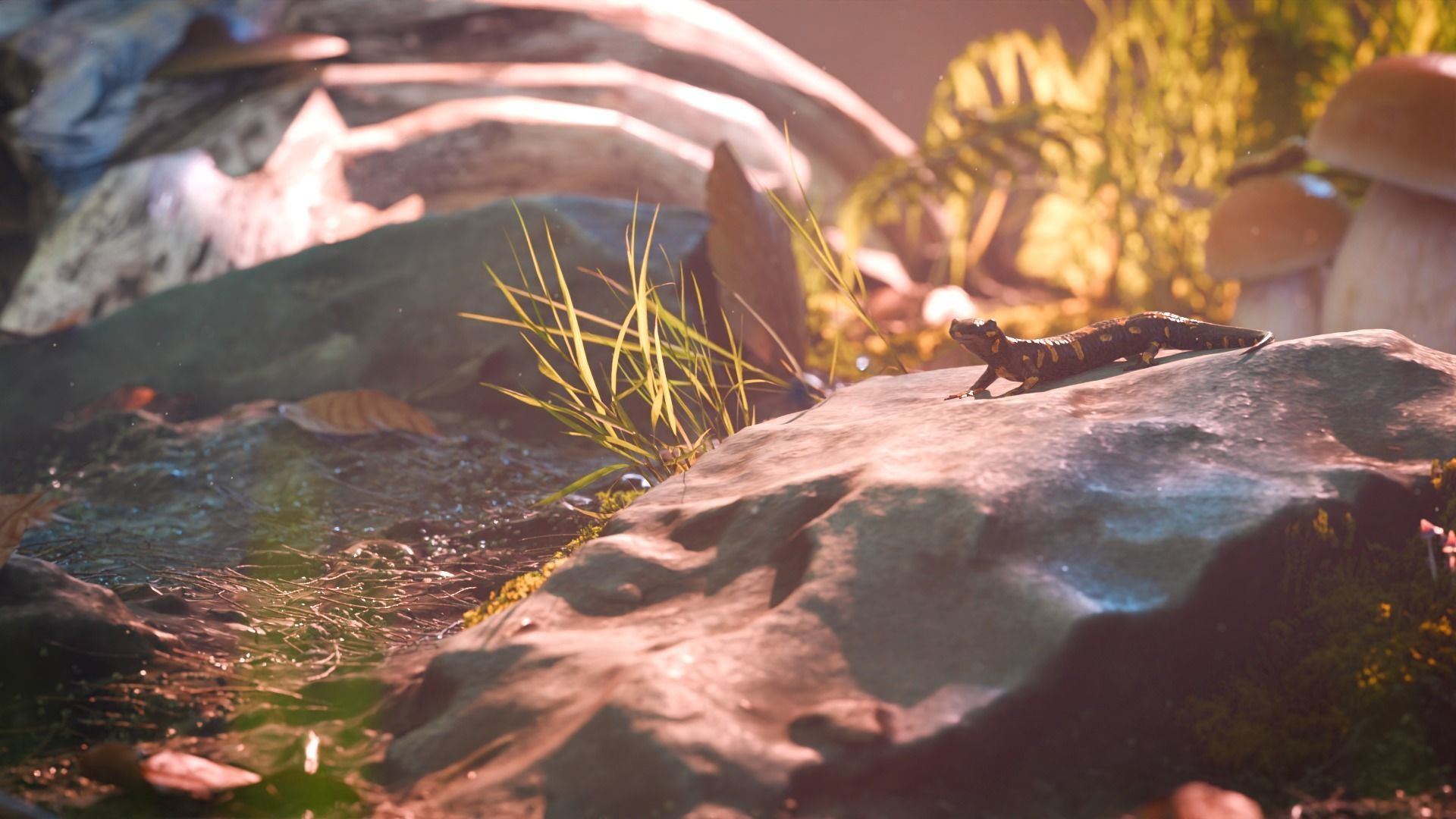 Ecosystem low scale plant Grass and animals 3D model animated | CGTrader