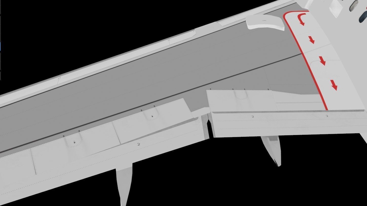 Airbus a320 cabin and cockpit 3D model animated | CGTrader