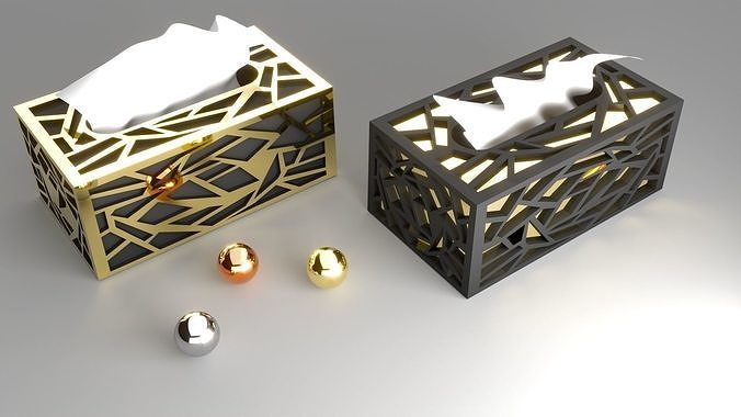 tissue box Model 1 3D model | CGTrader