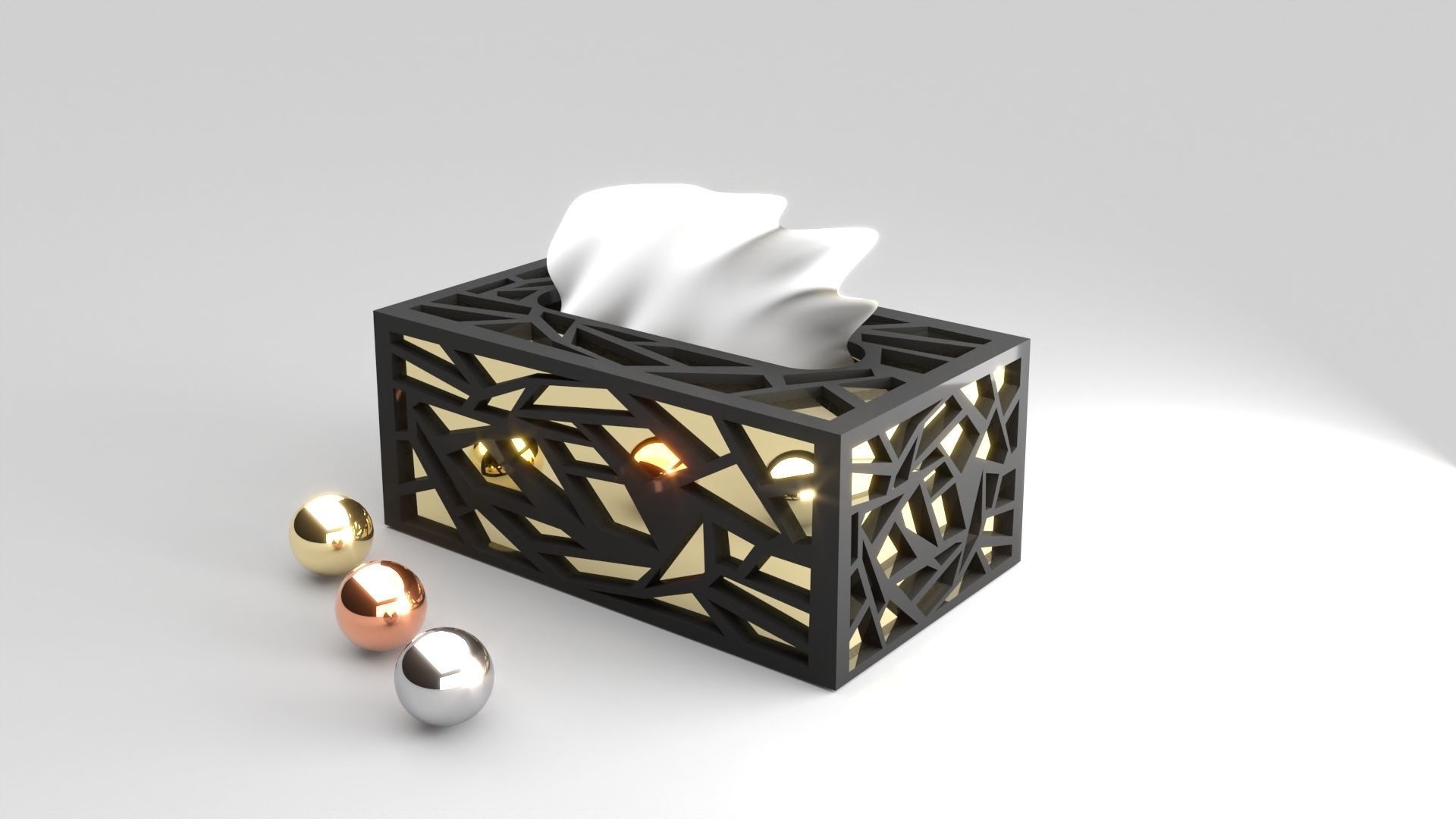tissue box Model 1 3D model | CGTrader
