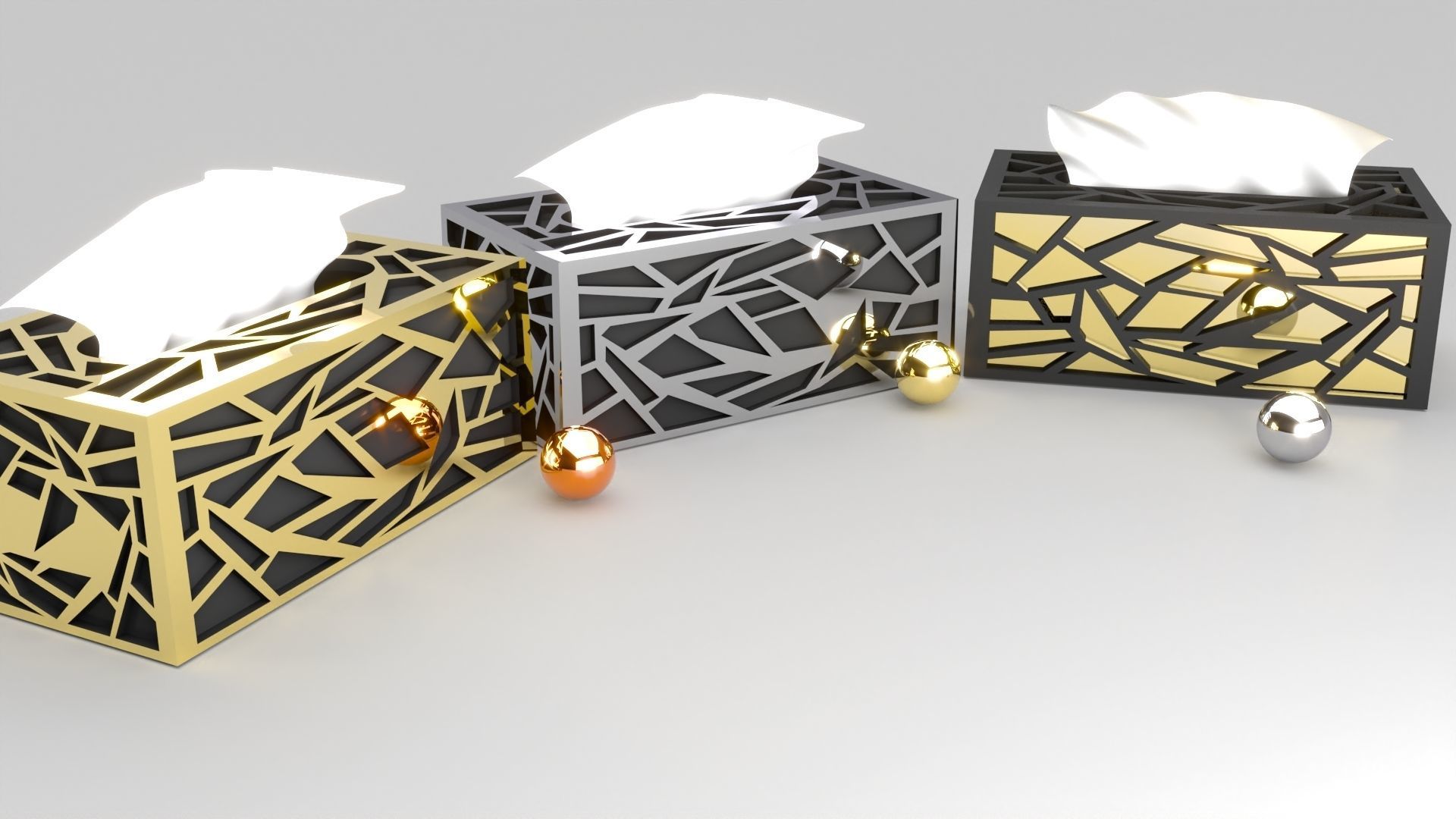 tissue box Model 1 3D model | CGTrader