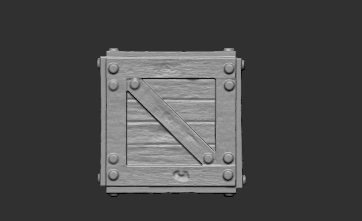 Wood box large version free 3D model 3D printable | CGTrader