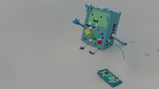 BMO from adventure time show free 3D model | CGTrader