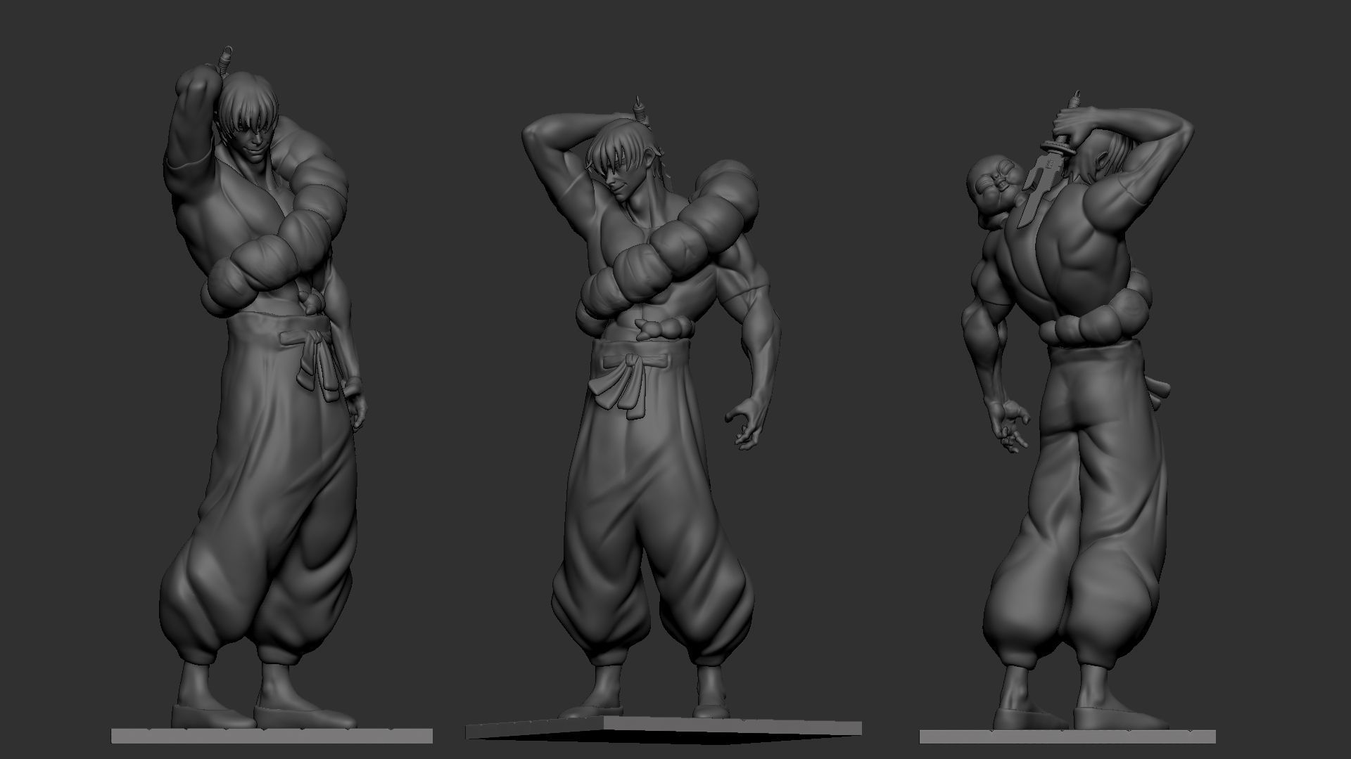 Jujutsu Kaisen Toji Fushiguro for 3d print 3D print model 3D model 3D ...