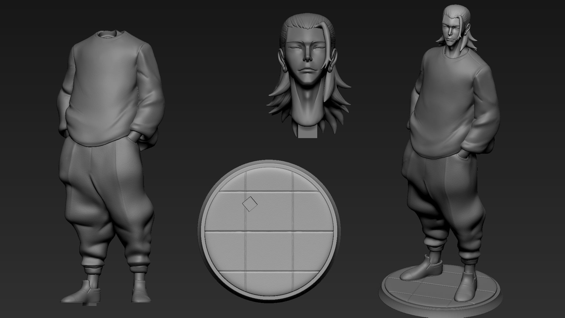 Jujutsu Kaisen Suguru Geto for 3d Print 3D print model 3D model 3D ...