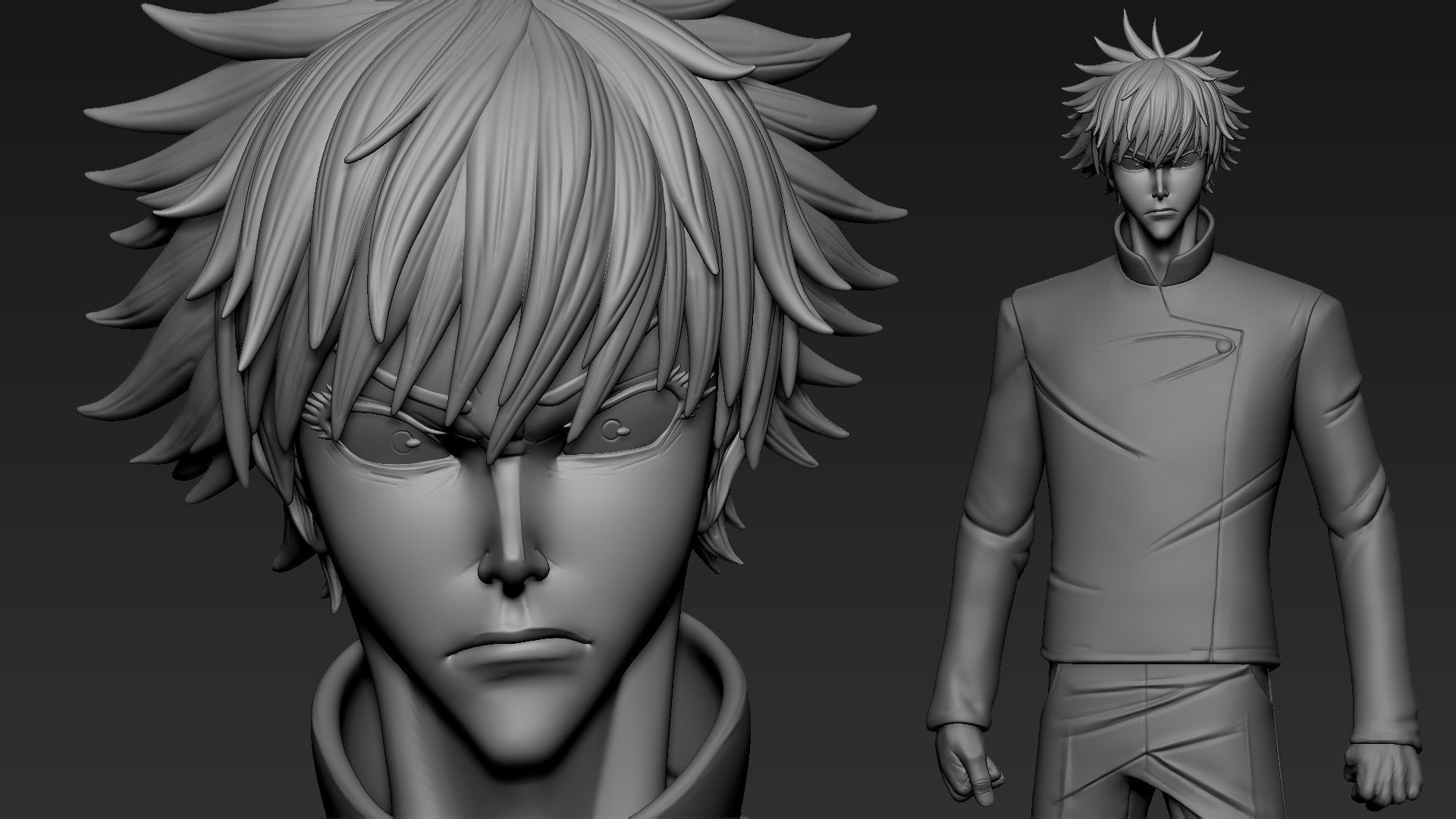 JUJUTSU KAISEN SATORU GOJO 3D model 3D printable | CGTrader