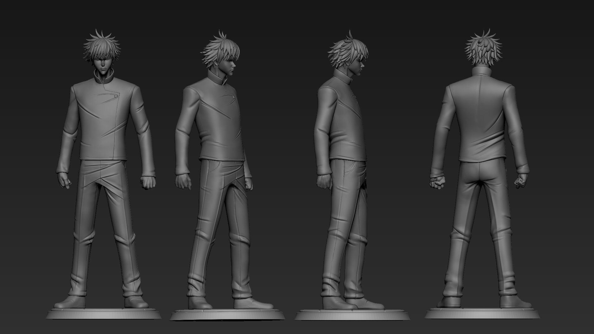 JUJUTSU KAISEN SATORU GOJO 3D model 3D printable | CGTrader