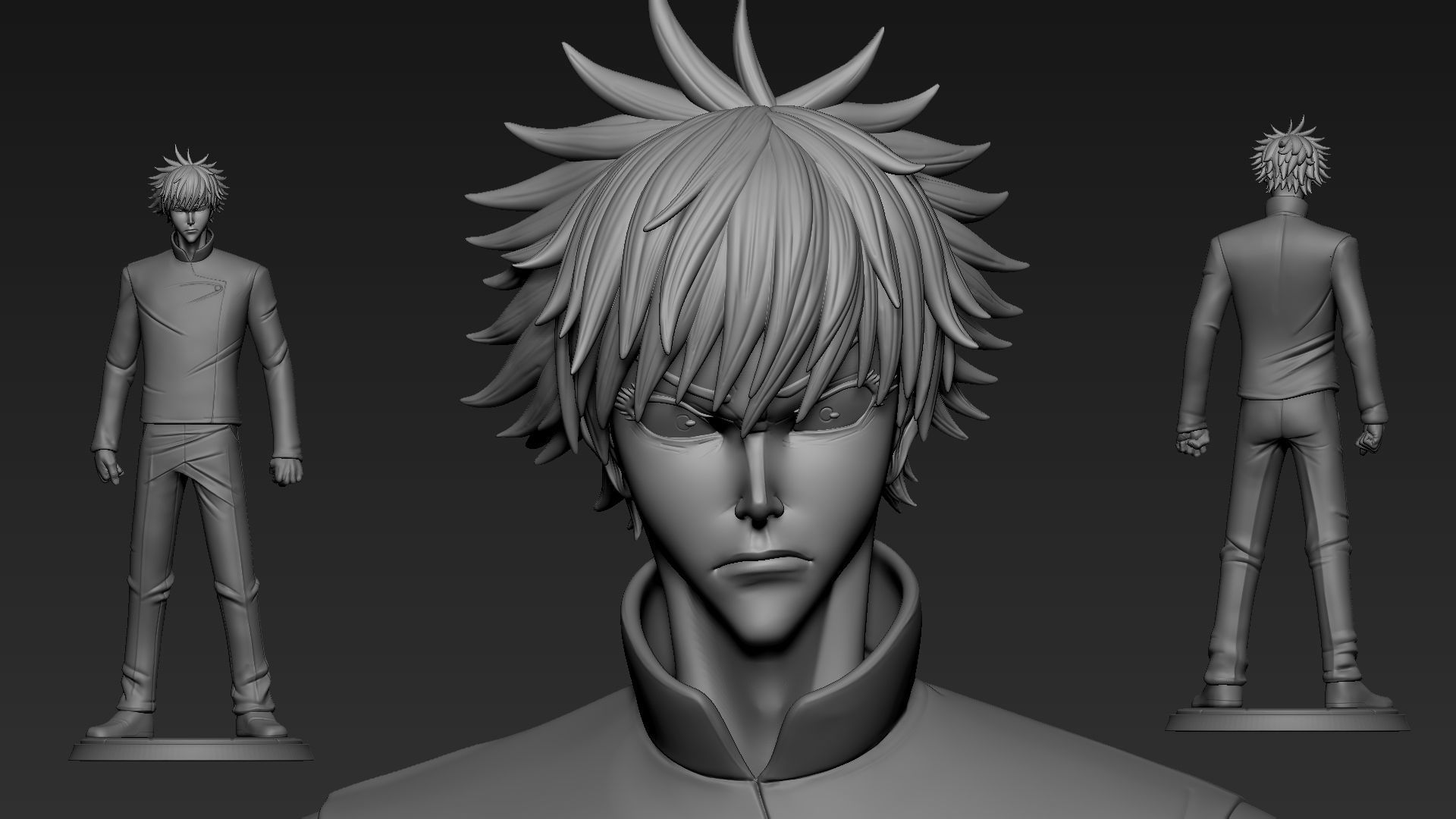 JUJUTSU KAISEN SATORU GOJO 3D model 3D printable | CGTrader