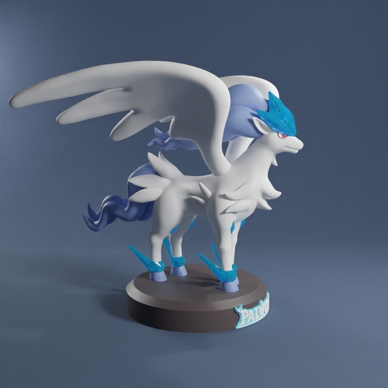 PALWORLD FROSTALLION FIGURE - STL PARTS - 3MF MULTICOLOR 3D model 3D ...