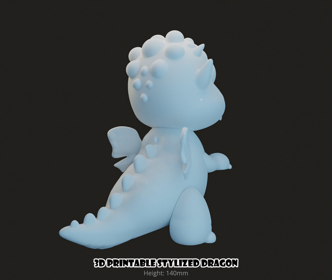 3D Printable Stylized Dragon free 3D model 3D printable | CGTrader