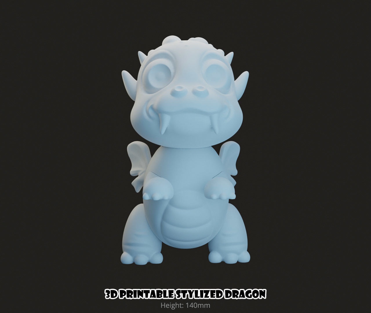 3D Printable Stylized Dragon free 3D model 3D printable | CGTrader