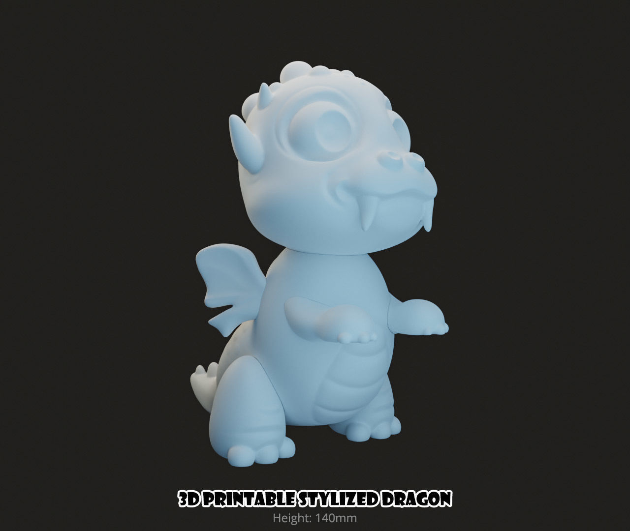 3D Printable Stylized Dragon free 3D model 3D printable | CGTrader