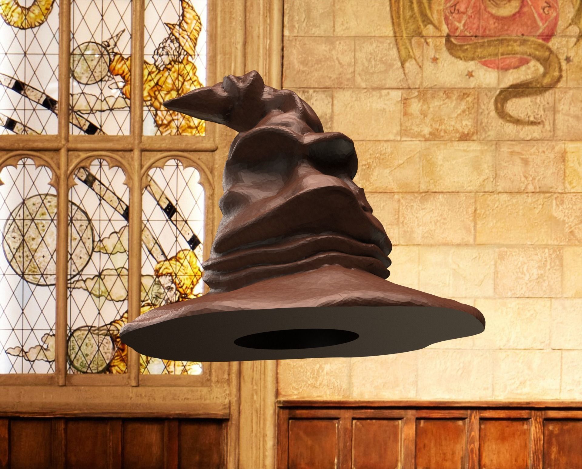 Harry Potter Sorting Hat finger toy 3D model 3D printable | CGTrader