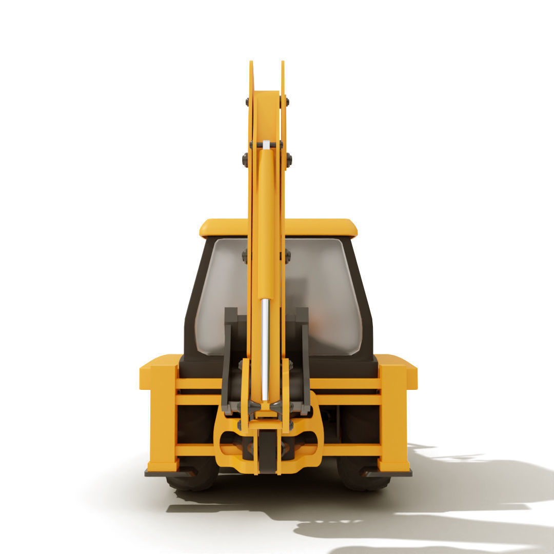 Backhoe Loader 3D Model 3D model | CGTrader