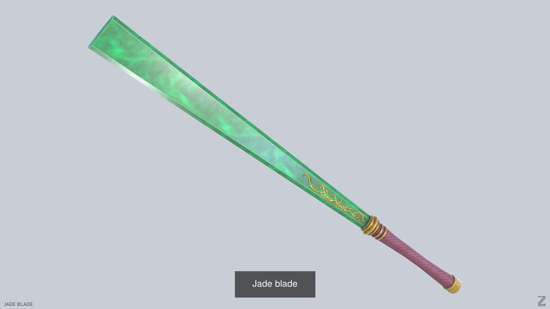 Jade blade collection VR / AR / low-poly | CGTrader