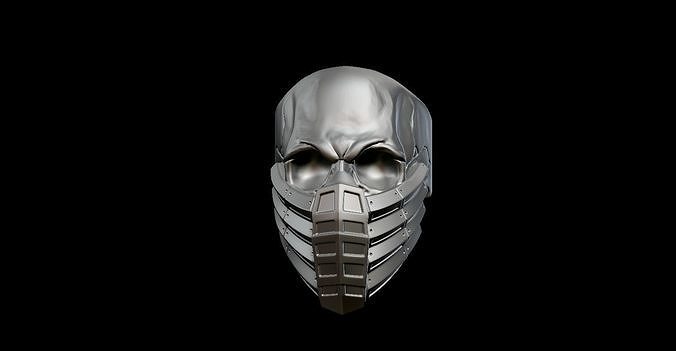 Scorpion Mask Skull Size 10 US 3D model 3D printable | CGTrader