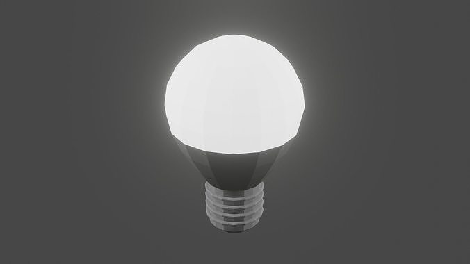 Led bulb free 3D model | CGTrader