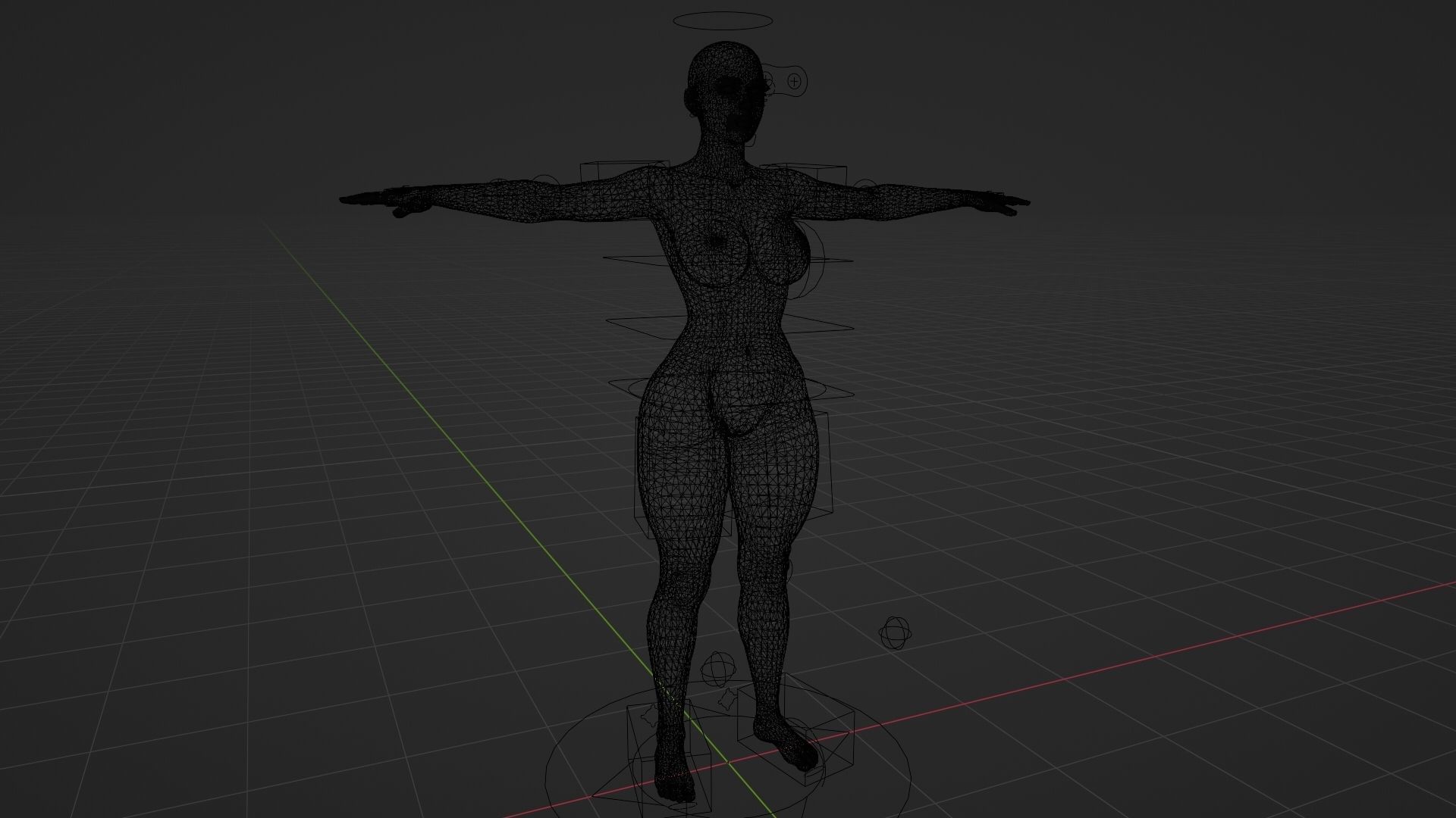 3D model Realistic Beautiful Woman Nude Fully Rigged 3d Model Sybil VR ...