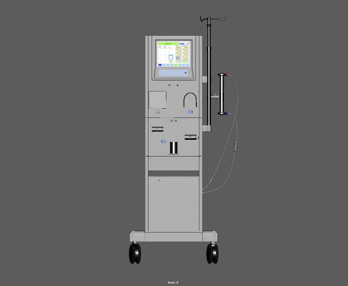 3D model Dialysis machine - Healthcare and medical device VR / AR / low ...
