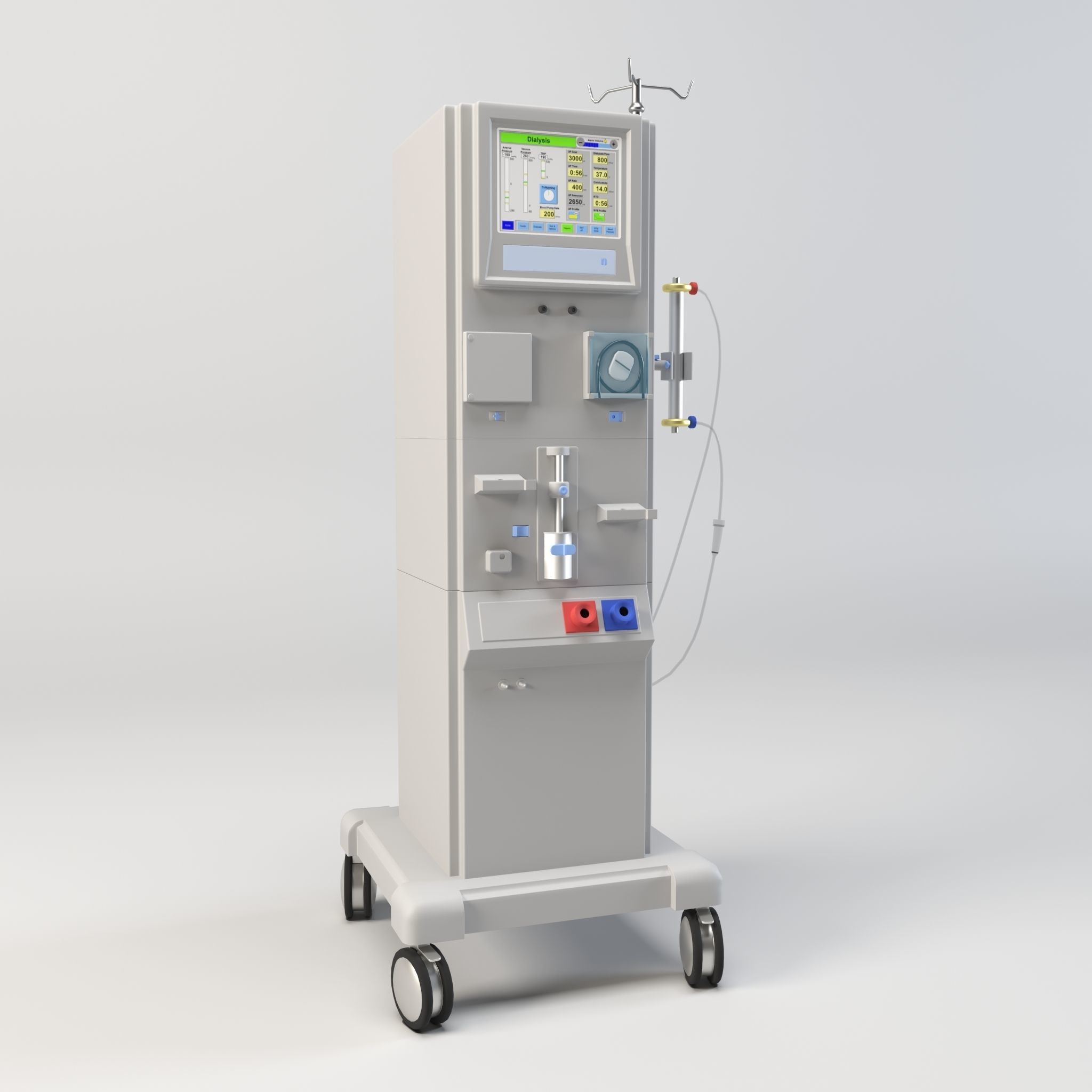 3D model Dialysis machine - Healthcare and medical device VR / AR / low ...