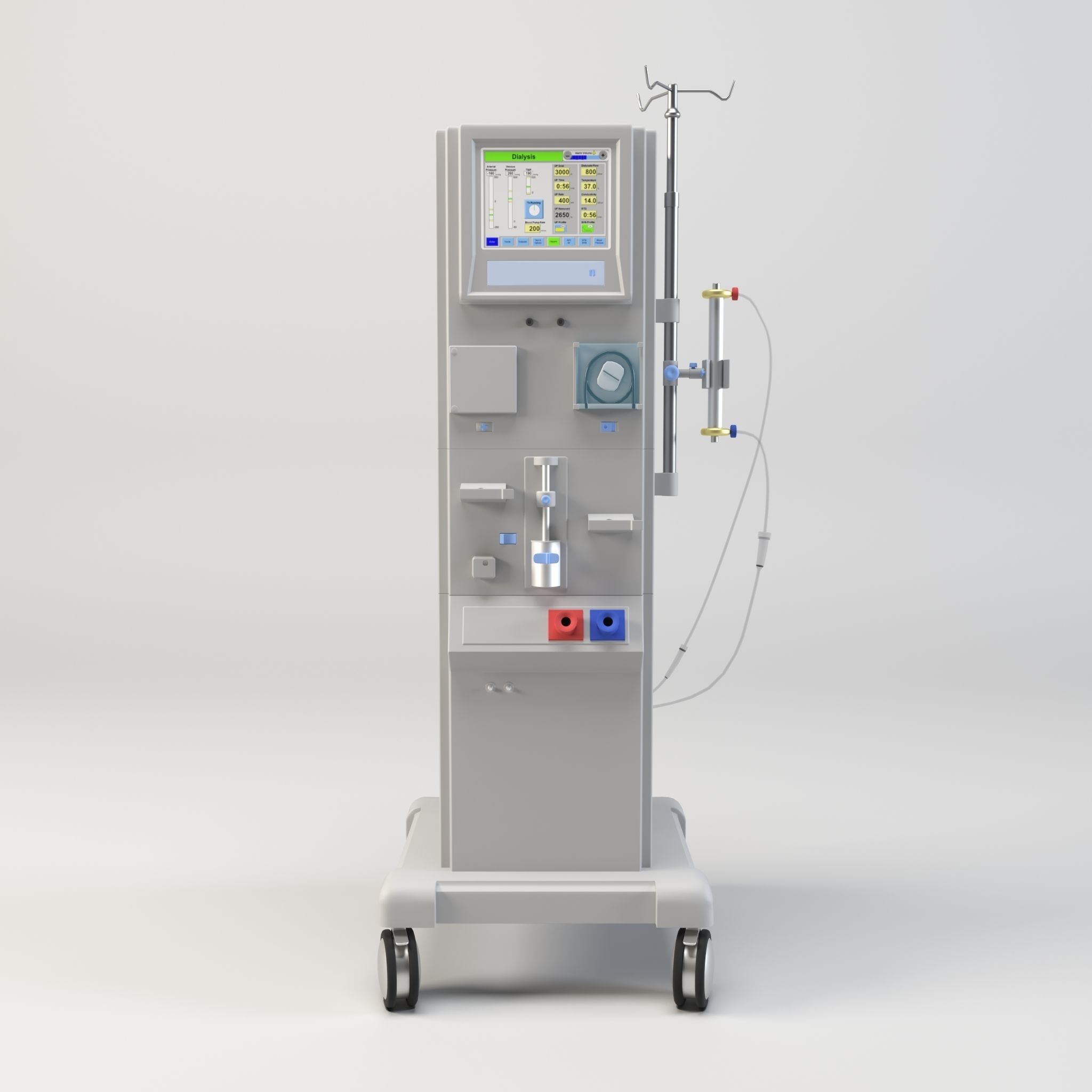 3D model Dialysis machine - Healthcare and medical device VR / AR / low ...