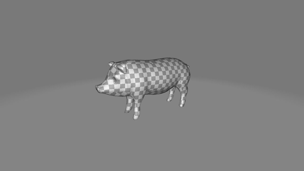 3D model Pig Realistic Low-Poly 3D Model VR / AR / low-poly | CGTrader
