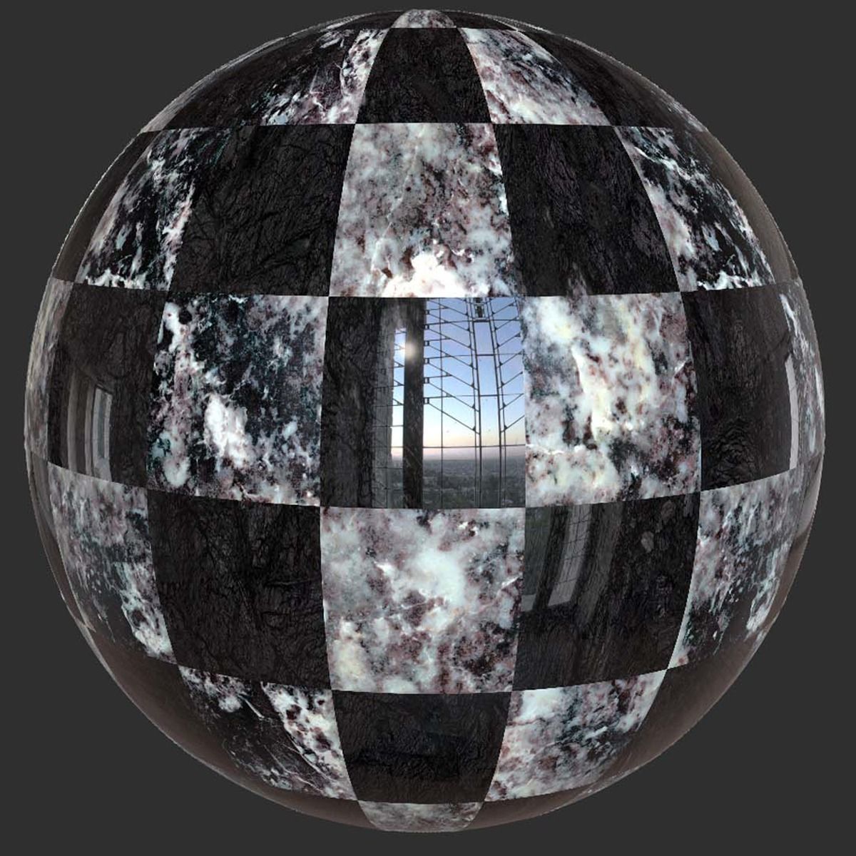 Classic Black and White Marble Checker 4k Pbr Texture Texture | CGTrader