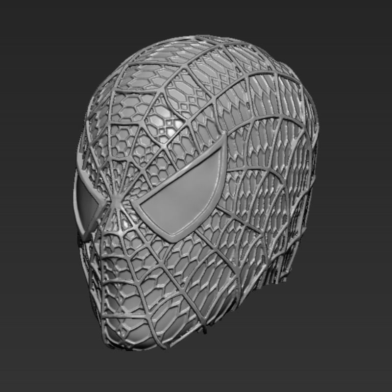 SPIDERMAN SAM RAIMI MASK 3D HEAD MARVEL LEGENDS 3D model 3D printable ...