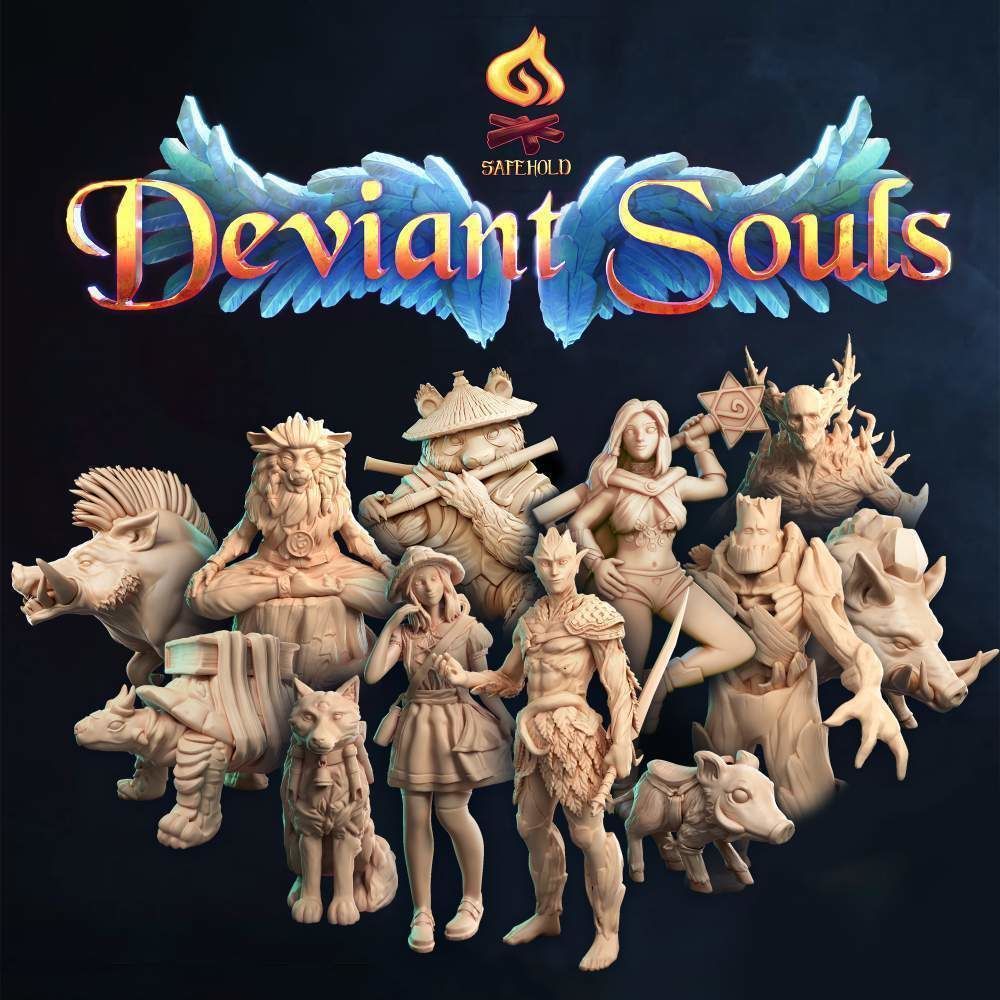 Deviant Souls FULL SET 3D model 3D printable | CGTrader