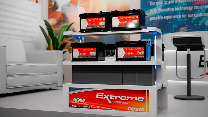 Battery Racks or Battery Cabinets 3D model | CGTrader