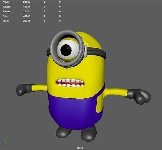 Minion 3D model | CGTrader