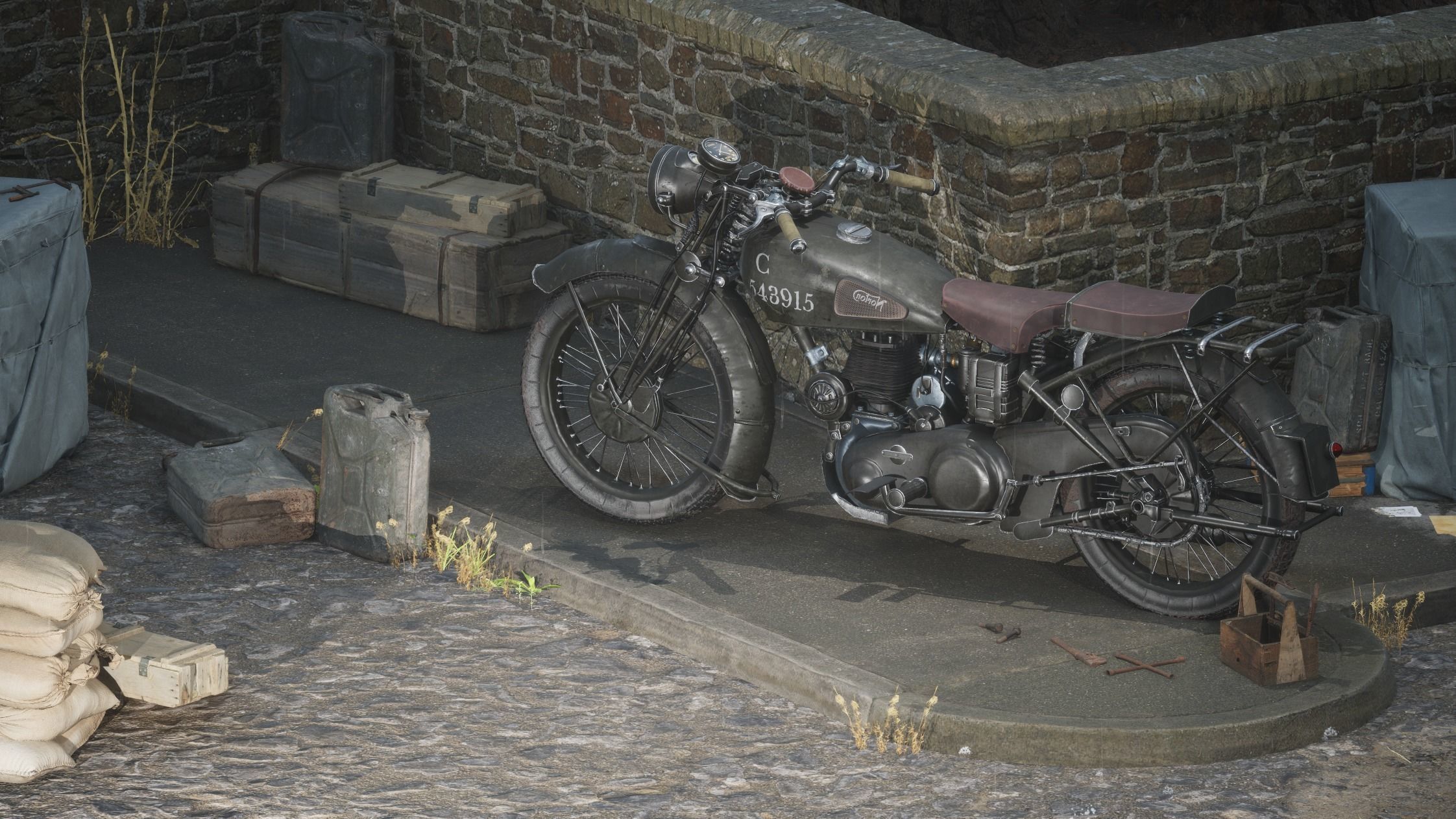 3D model Norton 16H Motorcycle Game Asset VR / AR / low-poly | CGTrader