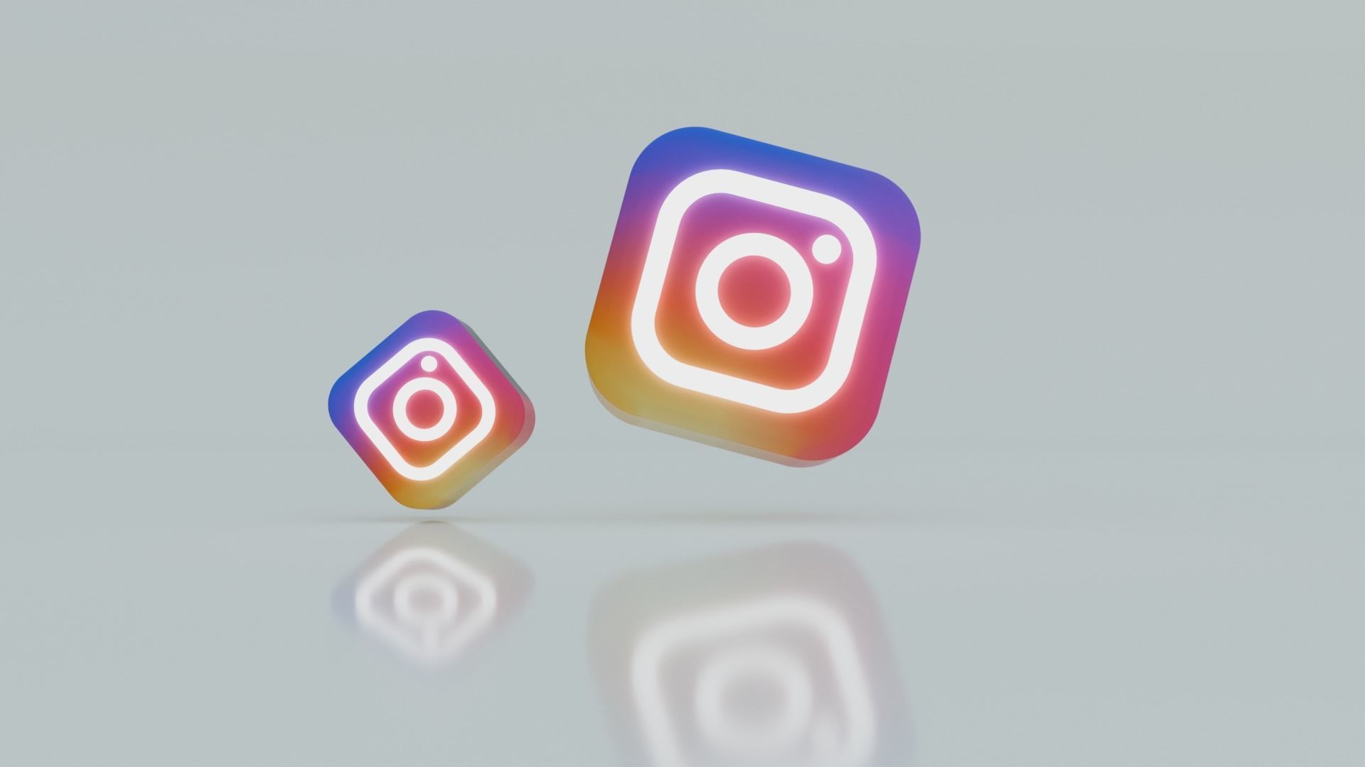 Instagram 3d free 3D model | CGTrader