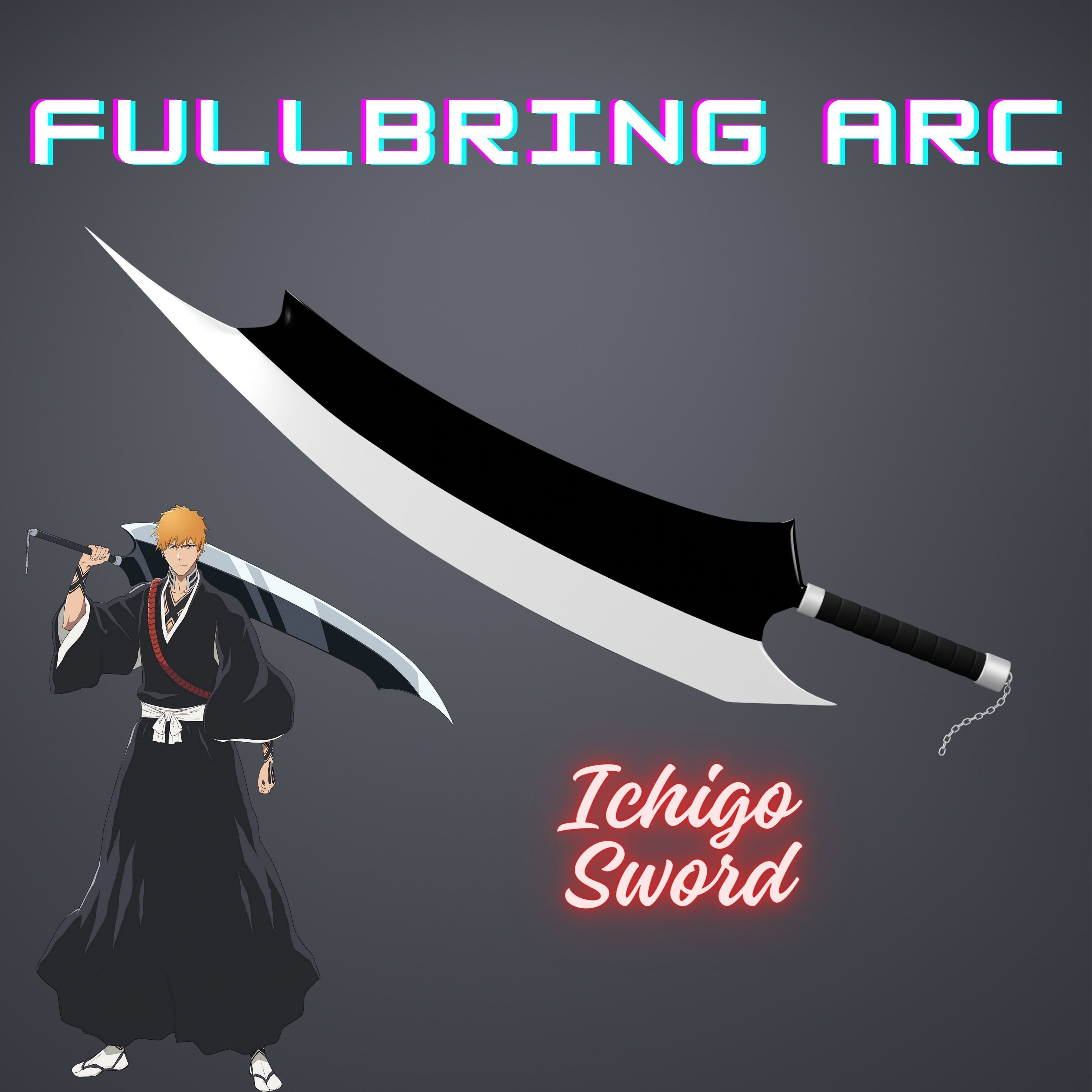 Bleach - Ichigo Shikai sword Fullbring arc 3D print model 3D model 3D ...