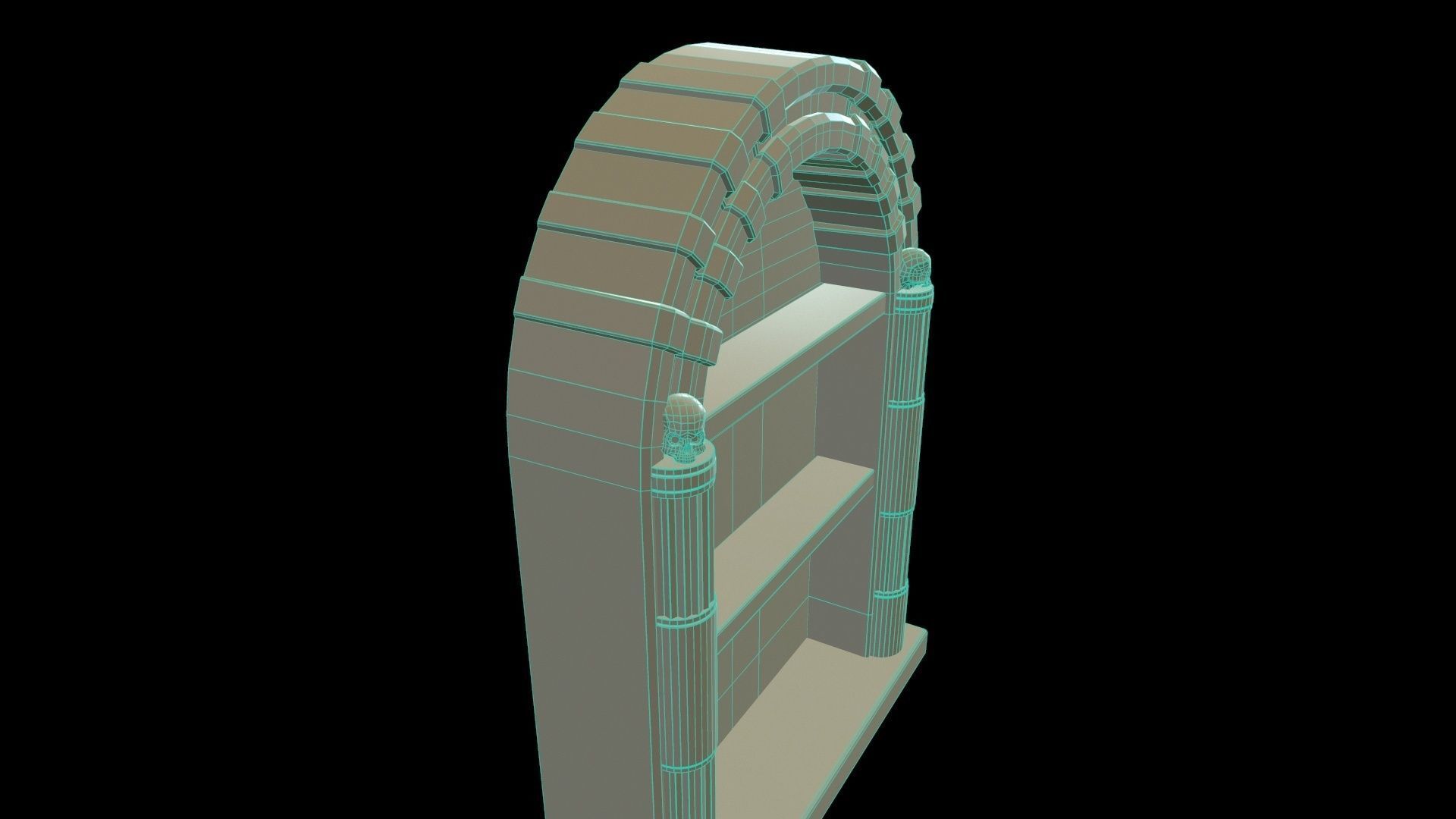 3D model Medieval Arch VR / AR / low-poly | CGTrader