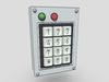 CC0 - Keypad Door Lock free VR / AR / low-poly 3D model | CGTrader