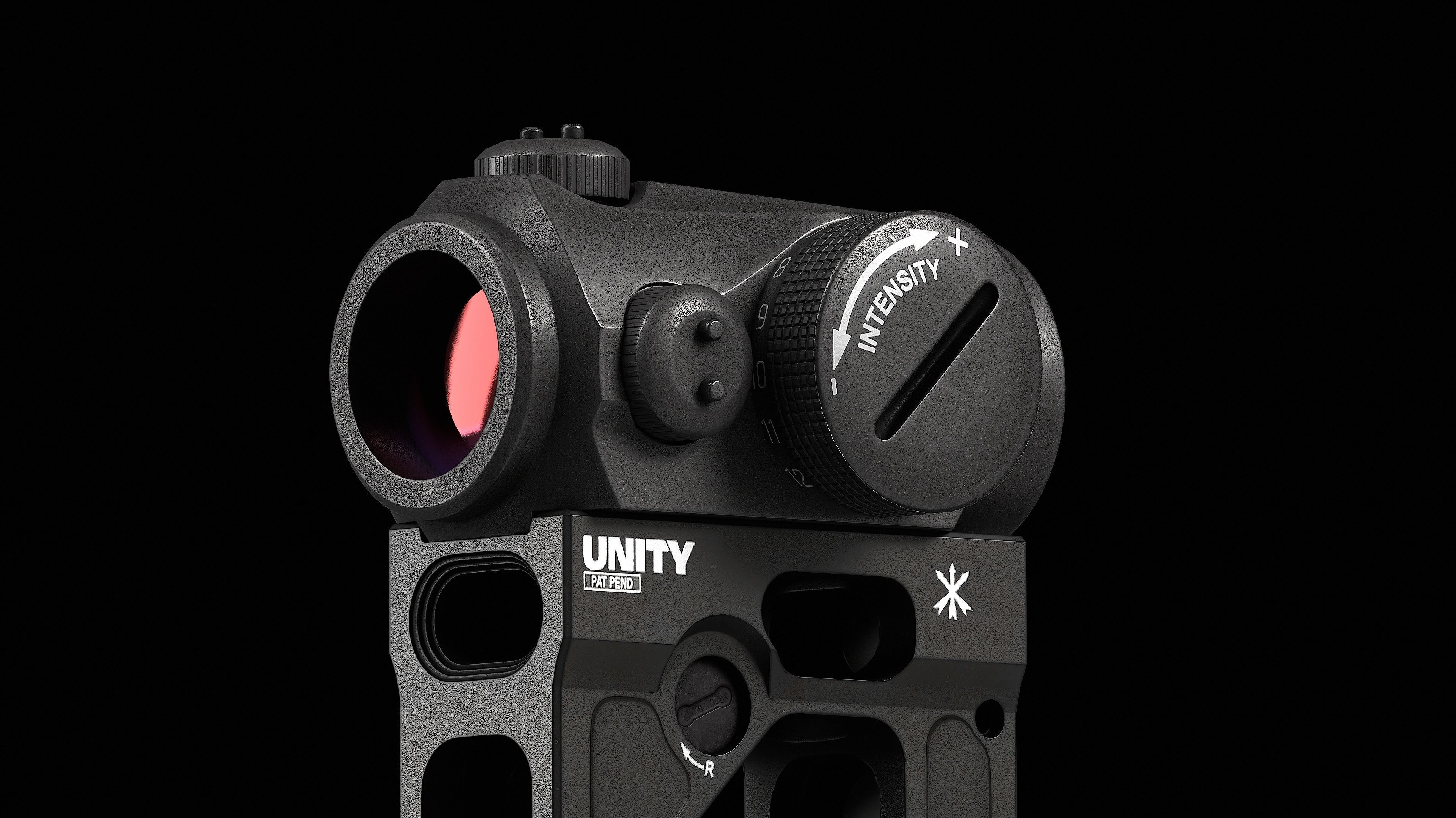 3D model Aimpoint Micro T2 Red Dot VR / AR / low-poly | CGTrader