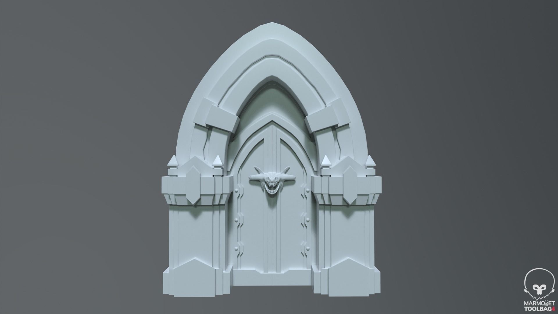 Tomb Ancient Gate door with animation 3D model animated | CGTrader