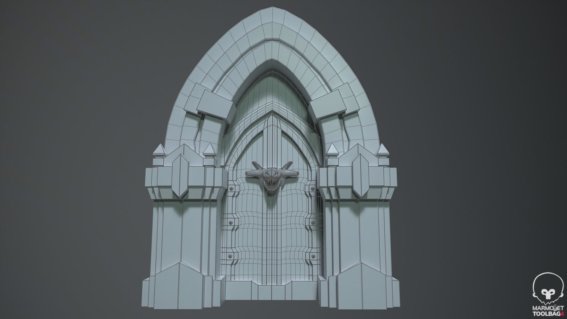 Tomb Ancient Gate door with animation 3D model animated | CGTrader