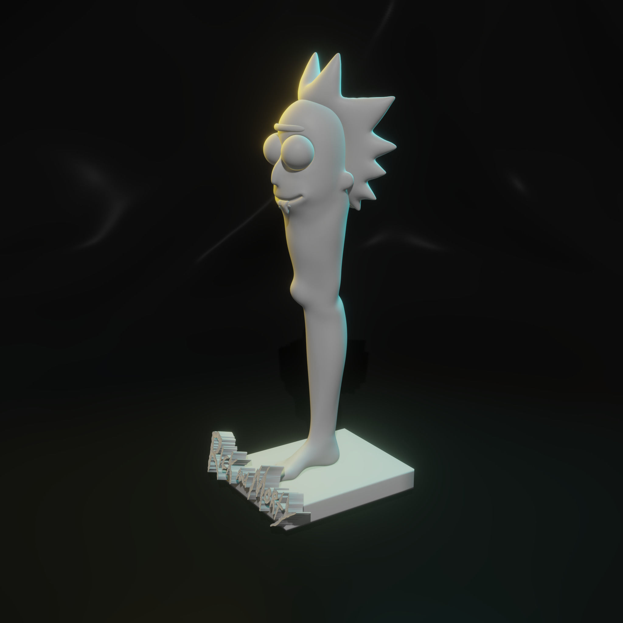 Leg Rick Pierna Rick From Rick And Morty Figure 3d 3D model 3D ...