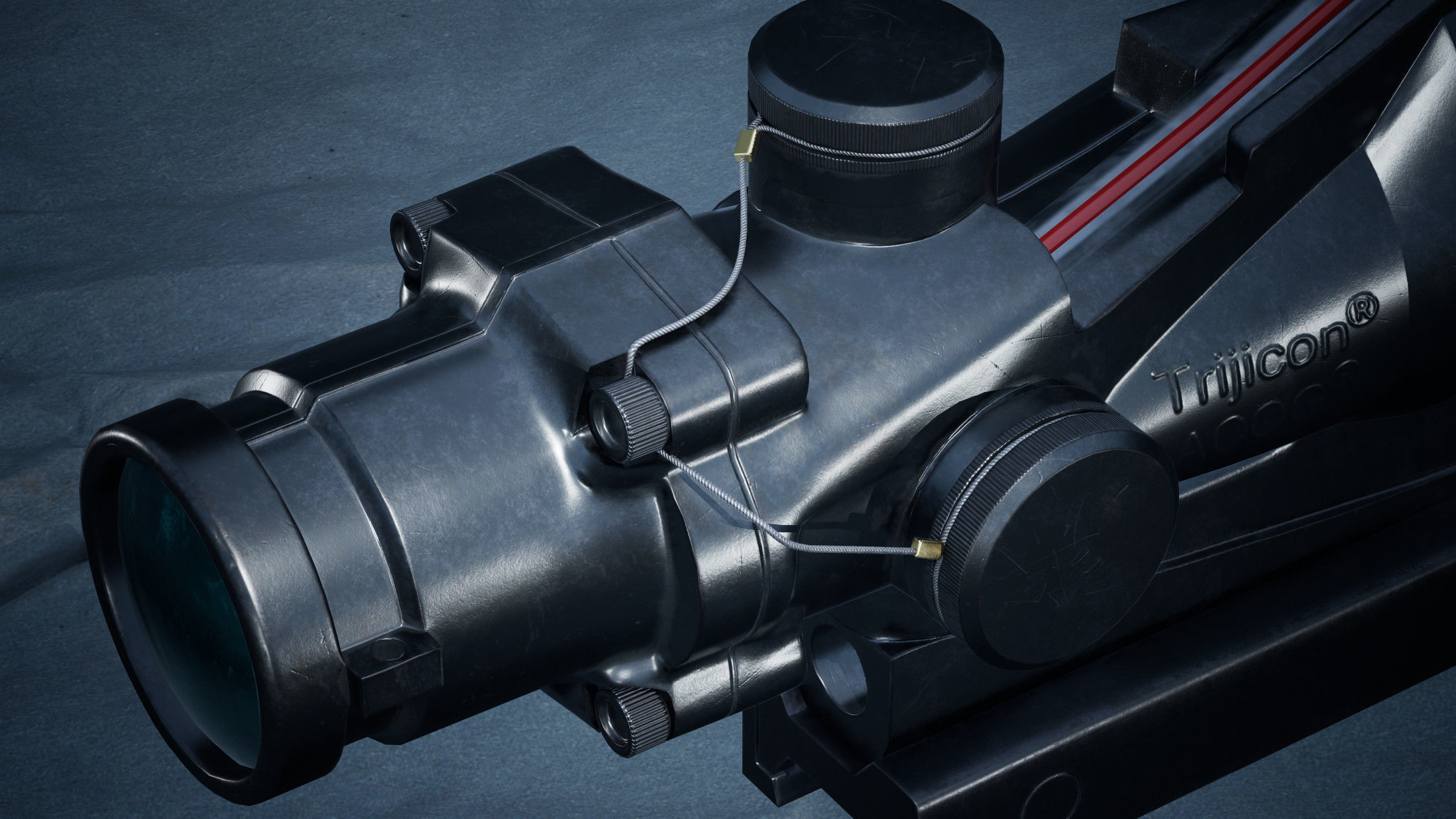 3D model Trijicon ACOG 4x32 VR / AR / low-poly | CGTrader