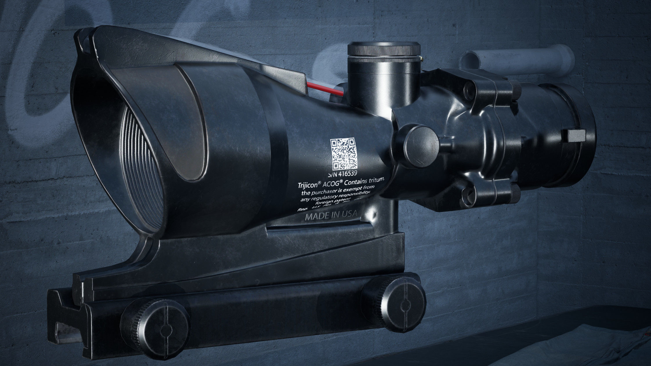 3D model Trijicon ACOG 4x32 VR / AR / low-poly | CGTrader