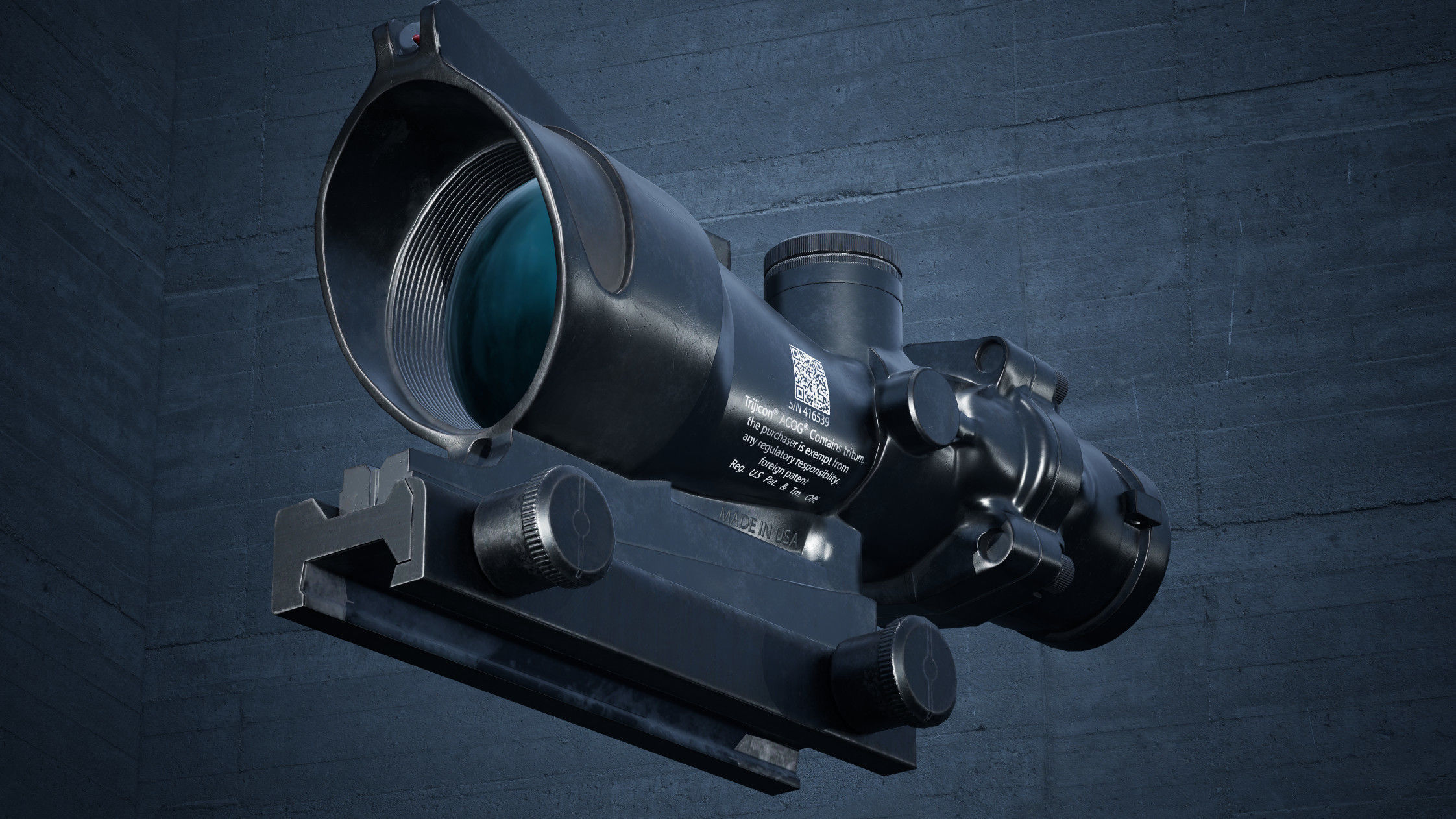3D model Trijicon ACOG 4x32 VR / AR / low-poly | CGTrader