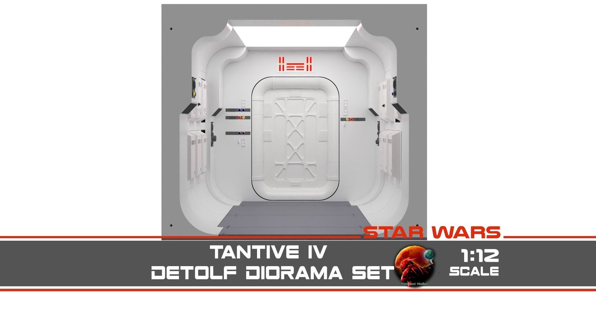 The Tantive IV Hallway 1-12 scale DETOLF 3D model 3D printable | CGTrader