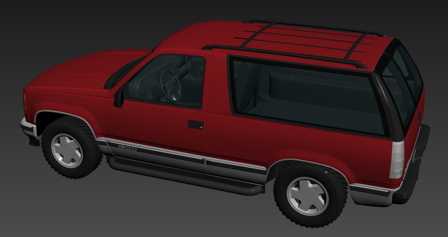 GMC Yukon 1995 3D model | CGTrader