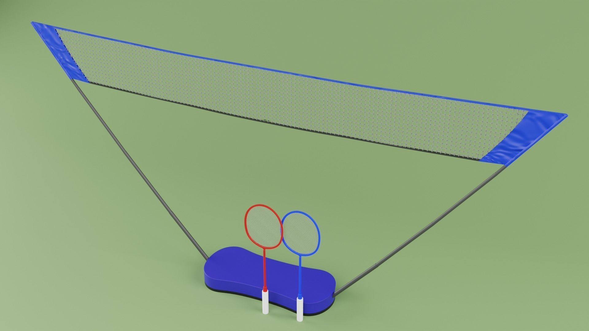 Mini Badminton 3D Model free 3D model | CGTrader